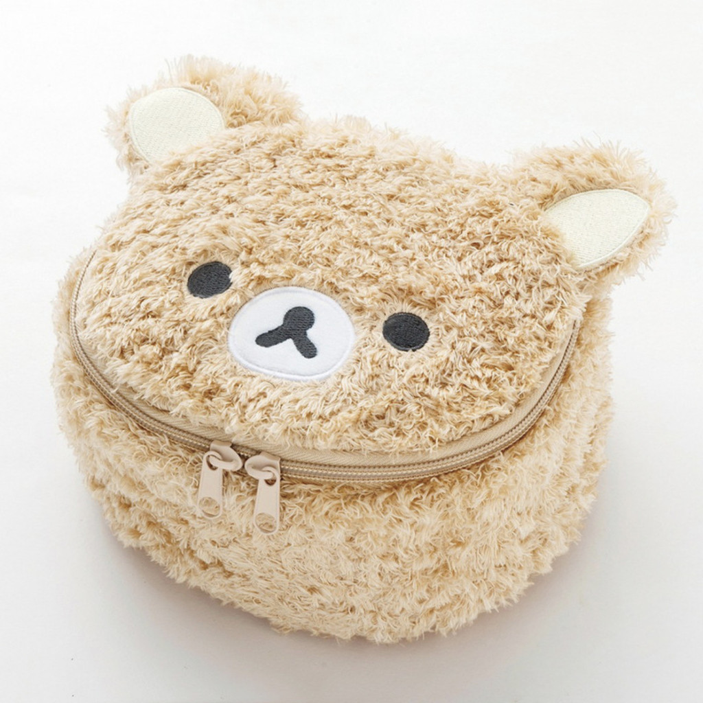 Jual [HARU] Character Fluffy Kuma Mif Boris series Pouch Organizer ...