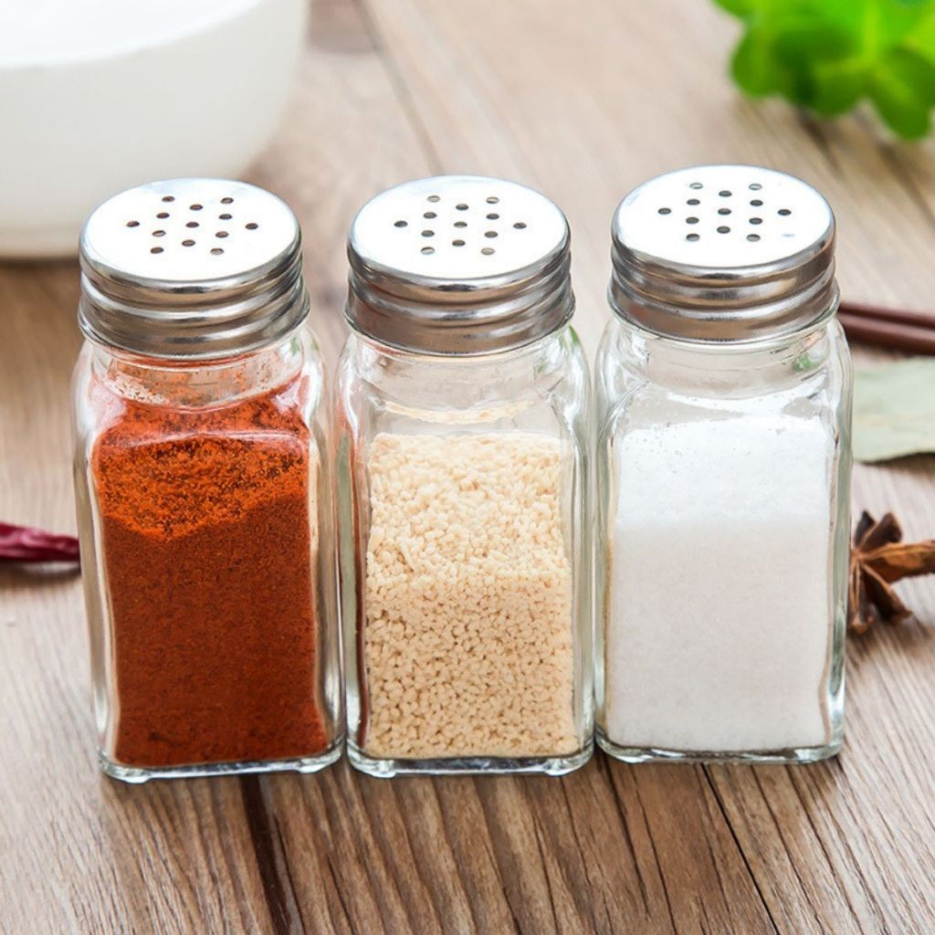 Jual Botol Kaca Garam Merica Tabur / Spice Bottle Seasoning / Botol ...