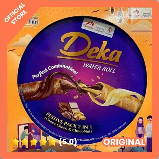Jual Deka wafer Roll kaleng 310g Edisi Hari Raya - Hampers idul fitri ...