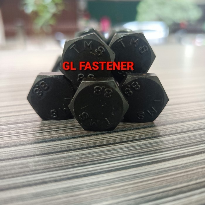 Jual Baut Mur Baja 8.8 M24 x 50 / HTB / Grade 8.8 Kunci 36 P3.0 | Shopee Indonesia