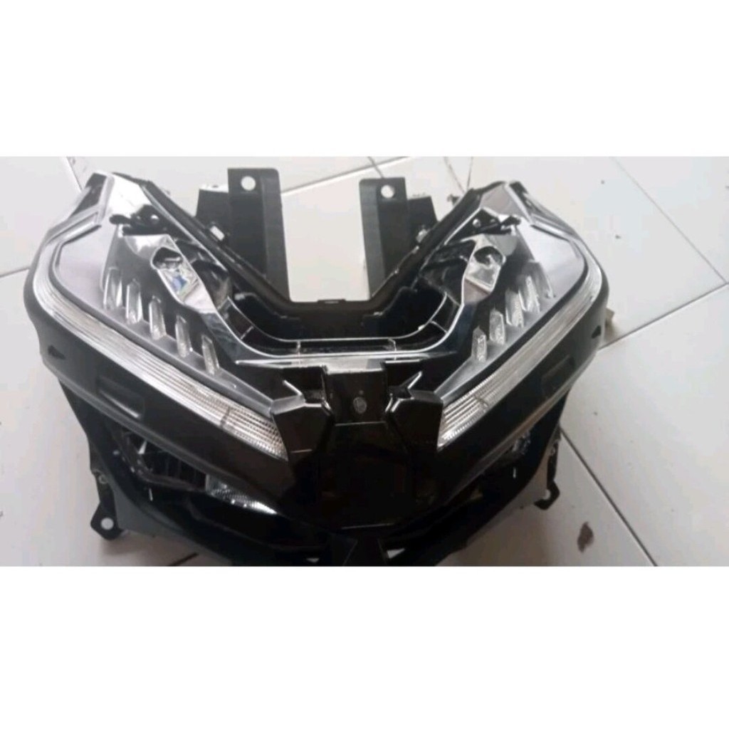 Jual headlamp reflektor lampu depan assy honda vario 125 new led gen2 ...