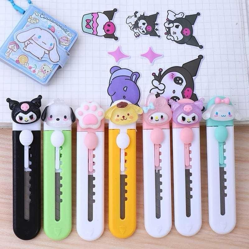 Jual Cutter anak lucu karakter sanrio /MOSHCO pisau pemotong kertas ...
