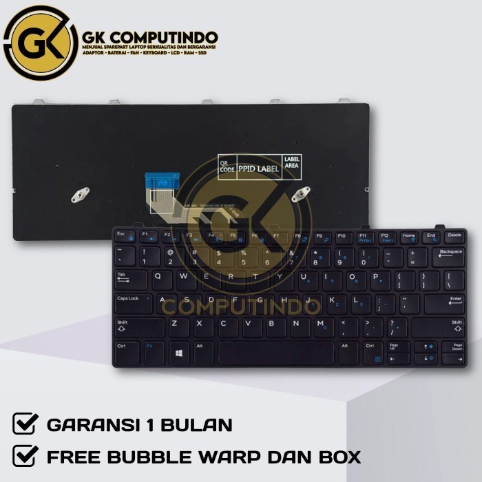 Jual Keyboard Dell Latitude 11 3180 3189 3190 Latitude 13 3300 3380 ...