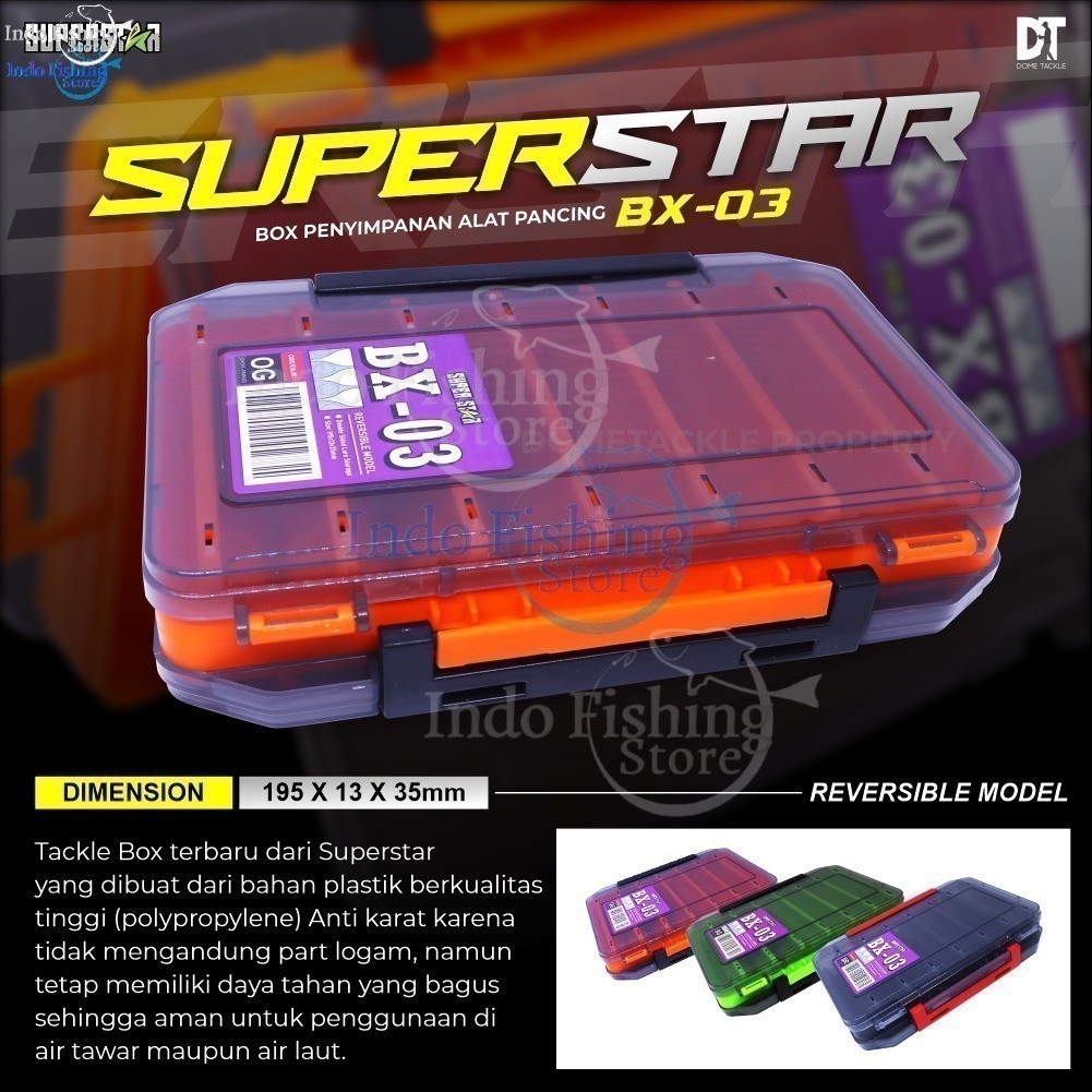 Jual Box Superstar Kotak Alat Pancing Fishing Tackle BX - 03 04 05 06 07A 07B 07C Tempat Simpan ...
