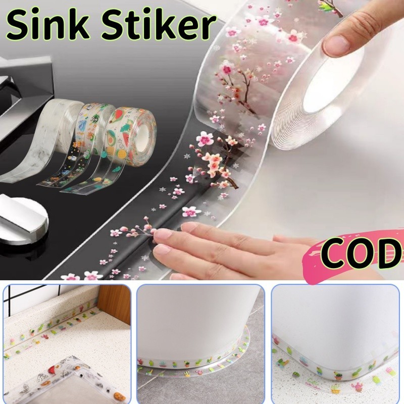 Jual Wastafel Dapur Stiker Tahan Air Tape Perekat Lakban Anti Jamur Air ...