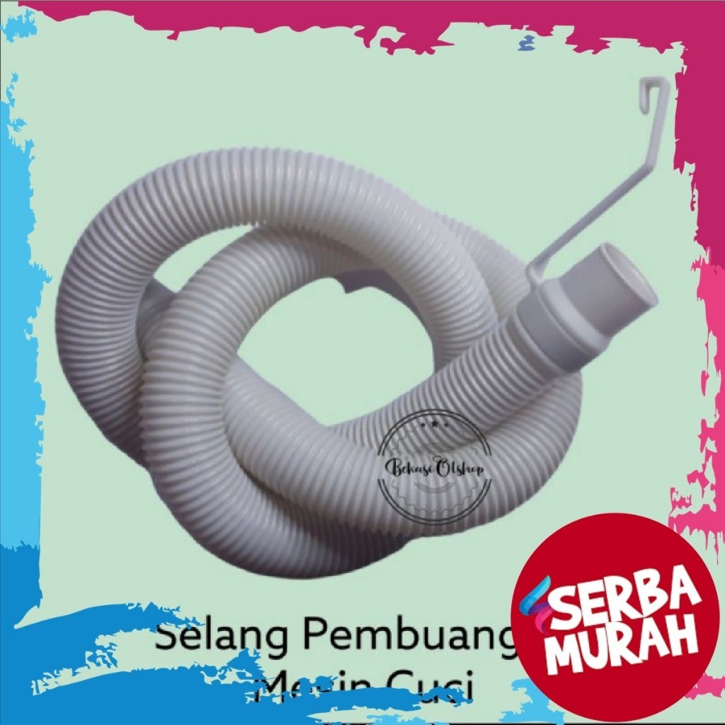 Jual Selang Pembuangan Mesin Cuci Abu2 Universal 1.2m 1 Tabung / 2 ...