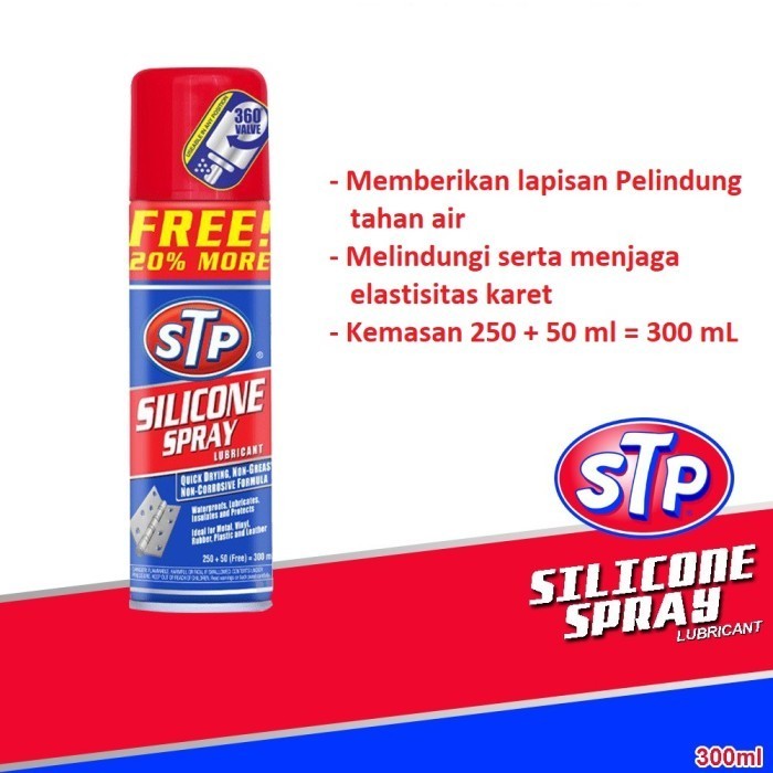 Jual STP Silicone Spray 300 mL Pelumas Karet Silikon Serbaguna | Shopee ...