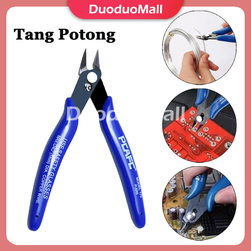 Jual Tang Plato Wire Cutter Serbaguna/Tang Potong Kawat Kabel | Shopee ...