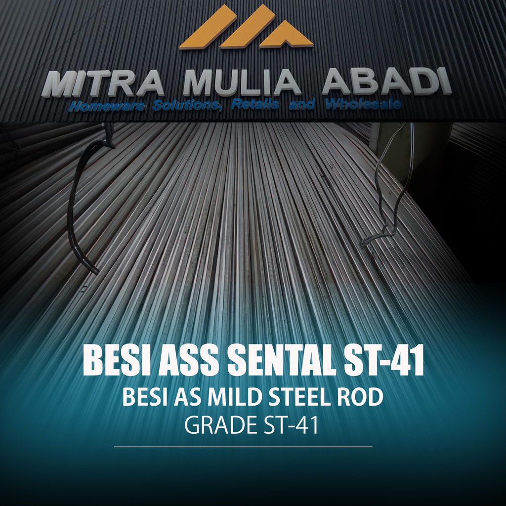 Jual (KHUSUS BANDUNG) Besi AS SENTAL ST-41 | Besi Murah Berkualitas | 5mm x 6meter | Shopee ...