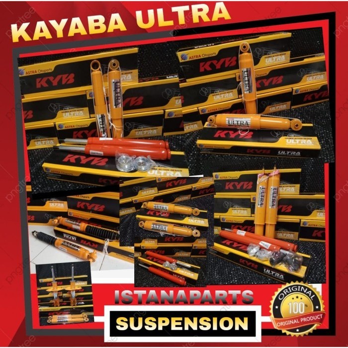Jual PAKET Shockbreaker Merk KYB Kayaba Ultra Kijang Kapsul / Super Depan Belakang Original Asli ...