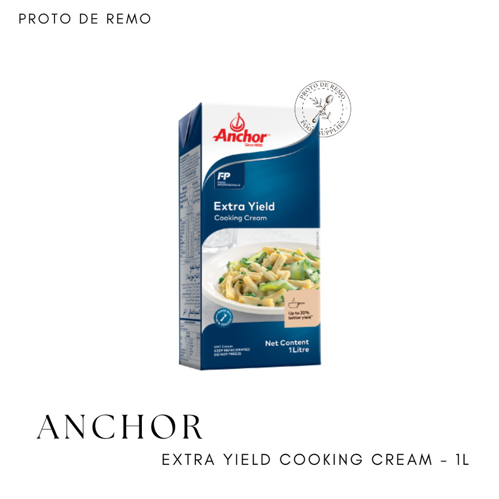 Jual Anchor Extra Yield Cooking Cream | Whipping Cream - 1L | Shopee ...