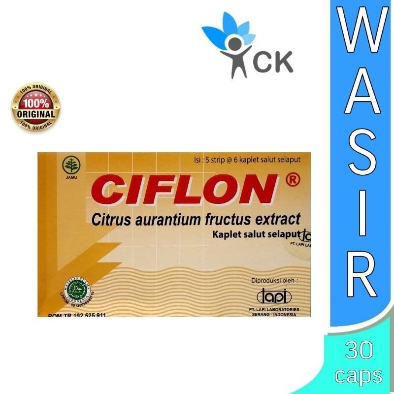 Jual CIFLON BOX ISI 30 untuk meredakan gejala wasir dan insufisiensi ...