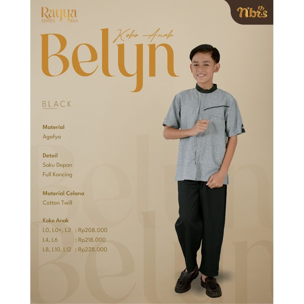 Jual Sarimbit Nibras Belyn Koko Anak | Shopee Indonesia