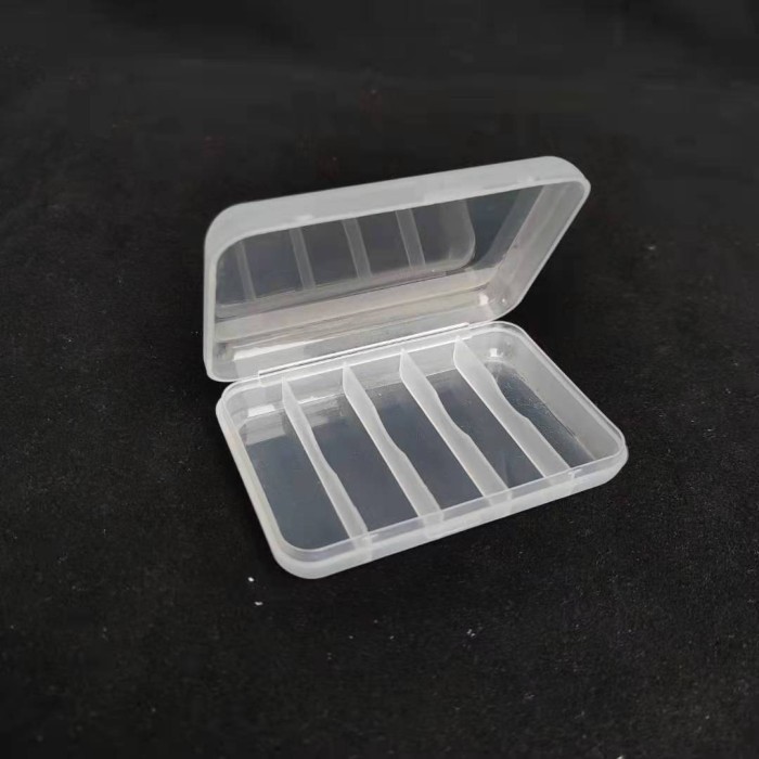 Jual Kotak Plastik Mini Tempat Penyimpanan Obat / Barang Kecil (5 Sekat ...