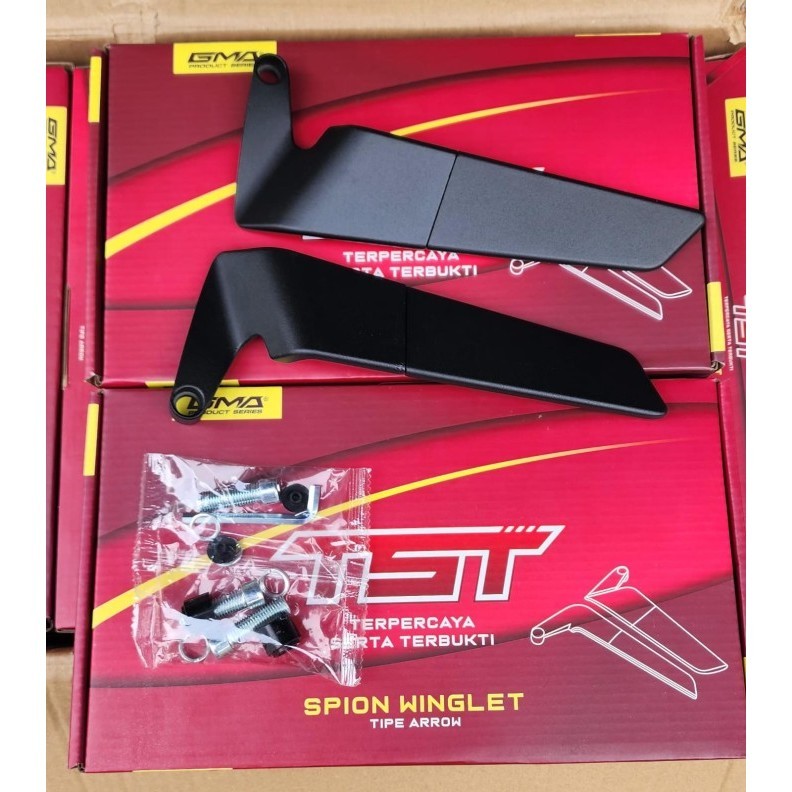 Jual Spion Winglet Rear View Mirror Model V3 Tipe Arrow TST H3390 Wings ...