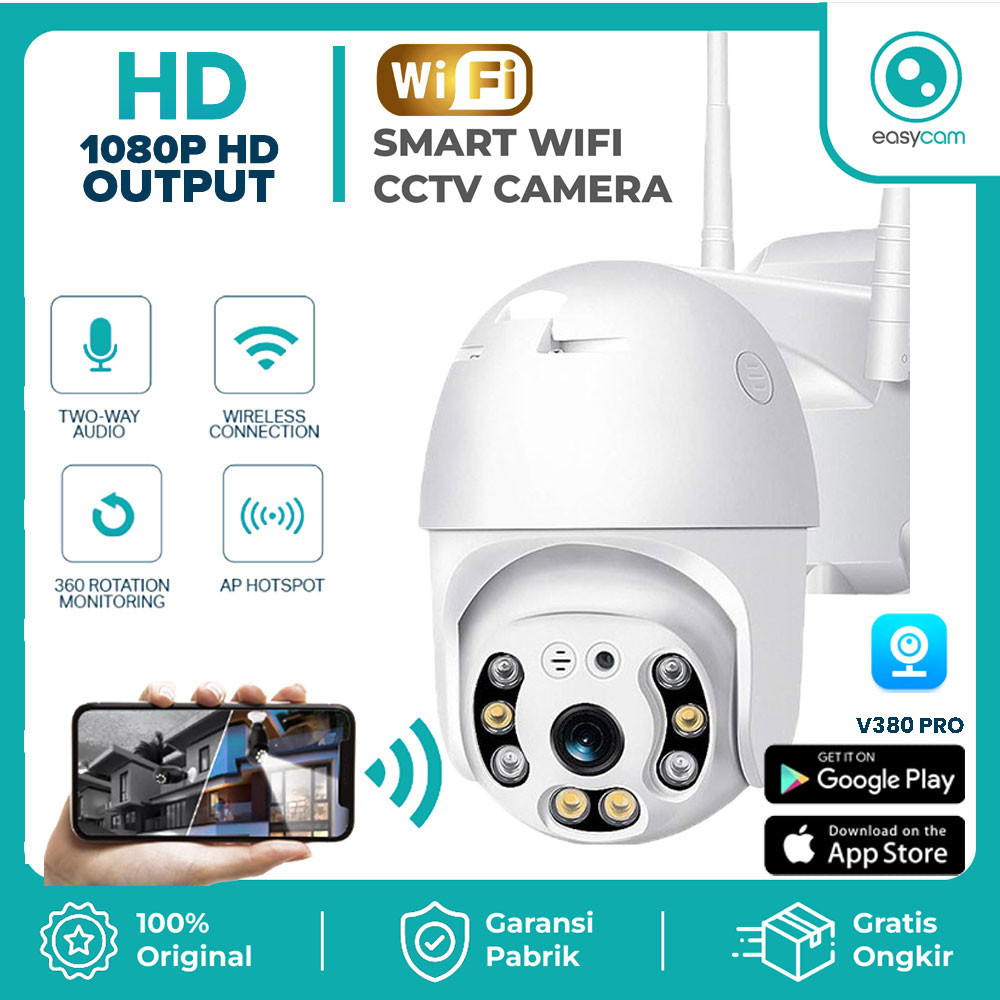 Jual [ V380 PRO ]CCTV Wifi Outdoor 5MP IP Kamera Q25 PRO Waterproof ...