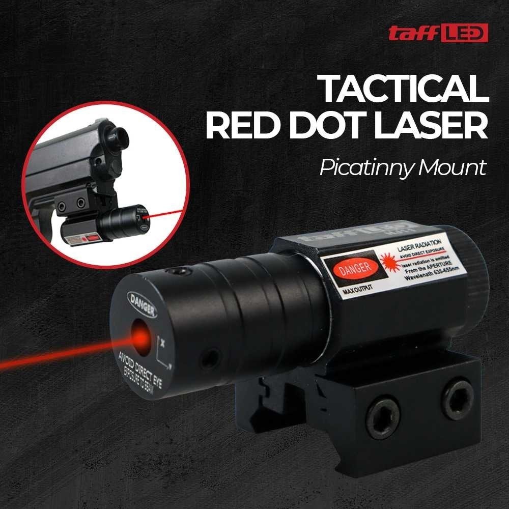 Jual Laser Tactical Red Dot Laser Gun Mount Airsoft Rifle 11/20mm Lampu ...