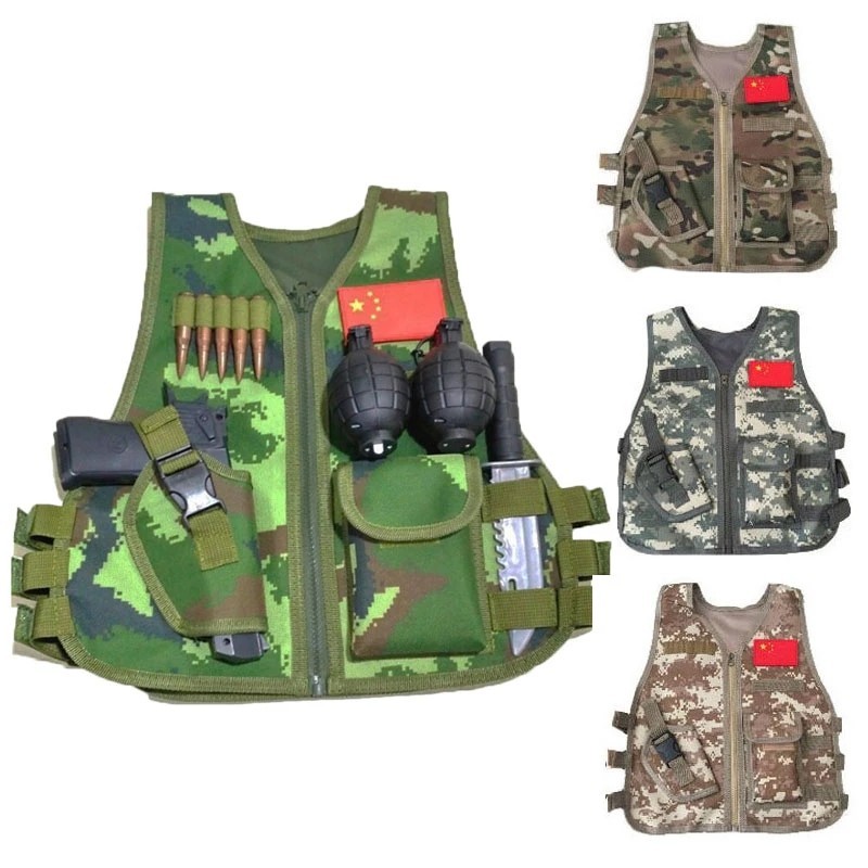 Jual Children Tactical Hunting Sniper Vest Hunting Camouflage Uniform ...