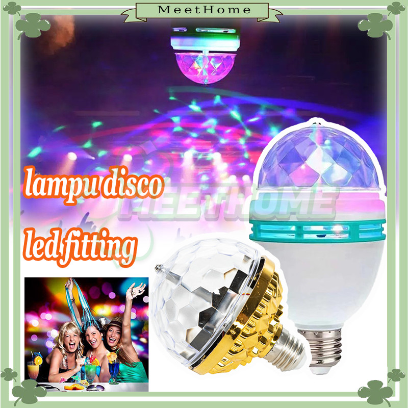 Jual Lampu Disco Putar 7 Warna/Lampu DISKO Putar Disco Full Warna ...