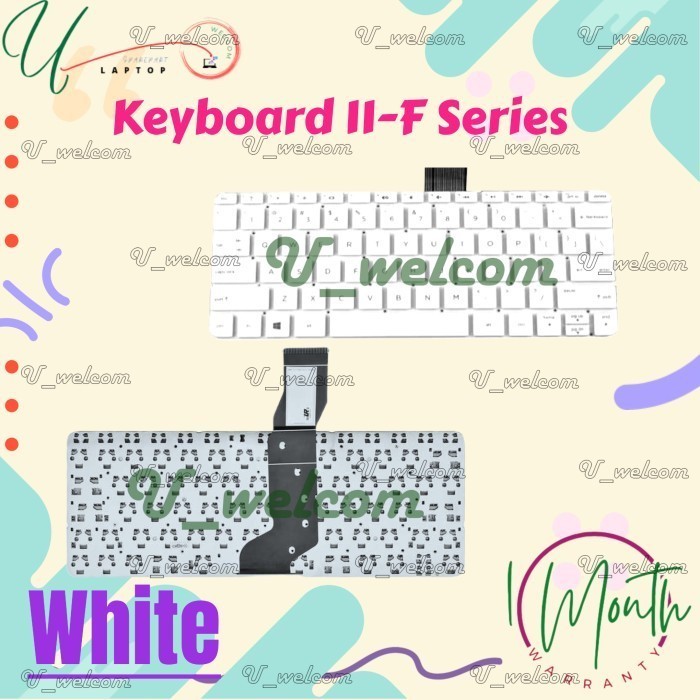 Jual Keyboard Pavilion 11D 11-D 11-N000NO TPN-Q164 11-F - Putih ...