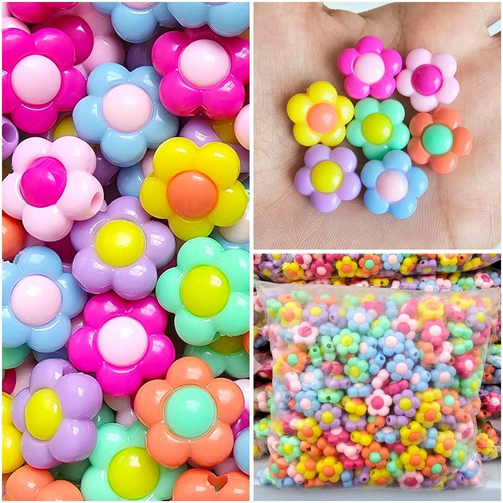 Jual MB88 - (50gr) Manik Manik Bunga Candy Lucu Korea DIY Beads ...