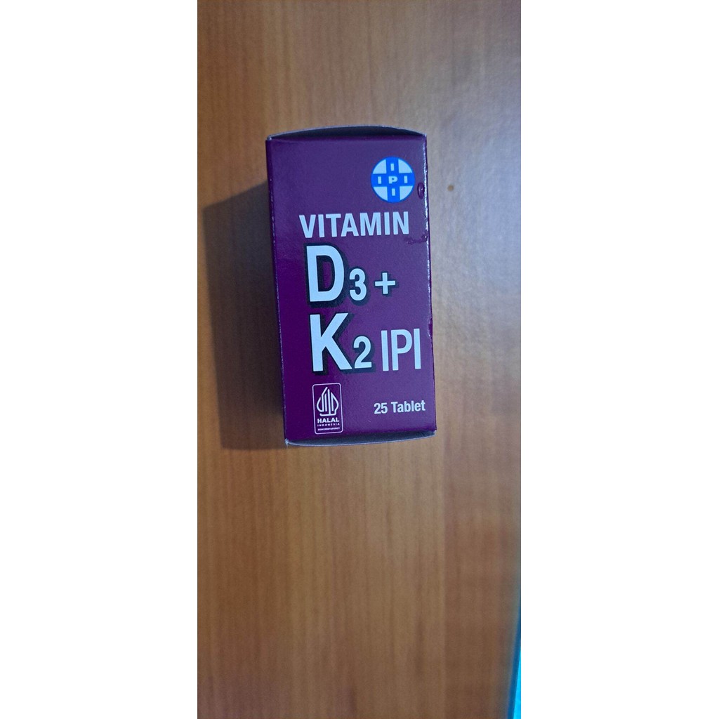 Jual Vitamin D3 + K2 IPI Ungu isi 25 Tablet - Vitamin D dan K | Shopee ...