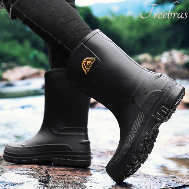 Jual FREEBRAS Versi Korea Tahan Air Sepatu Boots Pria Import Premium ...
