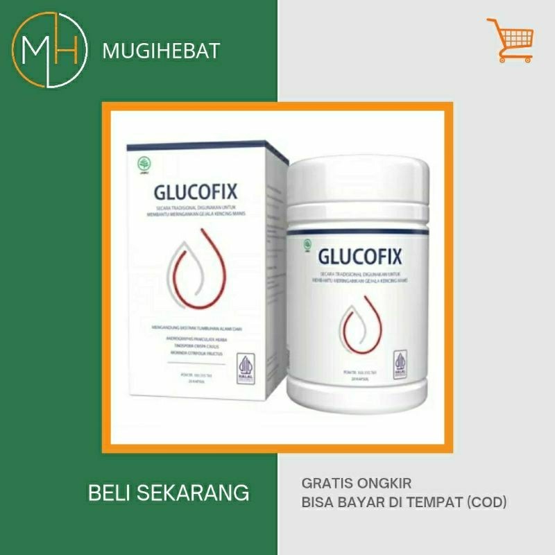 Jual GLUCOFIX ASLI ORIGINAL OBAT DIABETES KENCING MANIS TURUNKAN KADAR ...