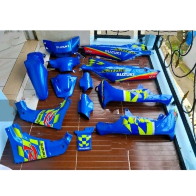 Jual COVER BODY HALUS FULLSET SUZUKI SATRIA RU 120 SATRIA LUMBA BODY ...