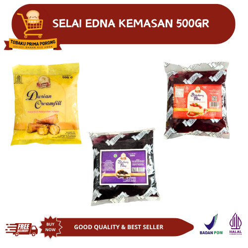 Jual SELAI EDNA KEMASAN 500 GR / selai berbagai varian rasa | Shopee ...