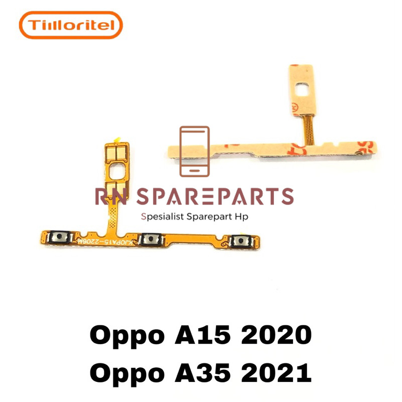 Jual FLEXIBLE ON OFF OPPO A15 2020 / FLEKSIBEL TOMBOL POWER OPPO A35 2021 ( RN Spareparts ...