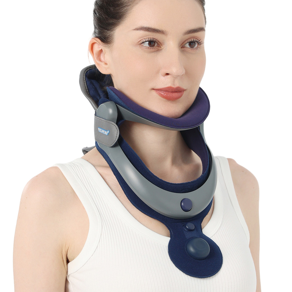 Jual Cervical Neck Traction Device Inflatable for Posture Correct and ...