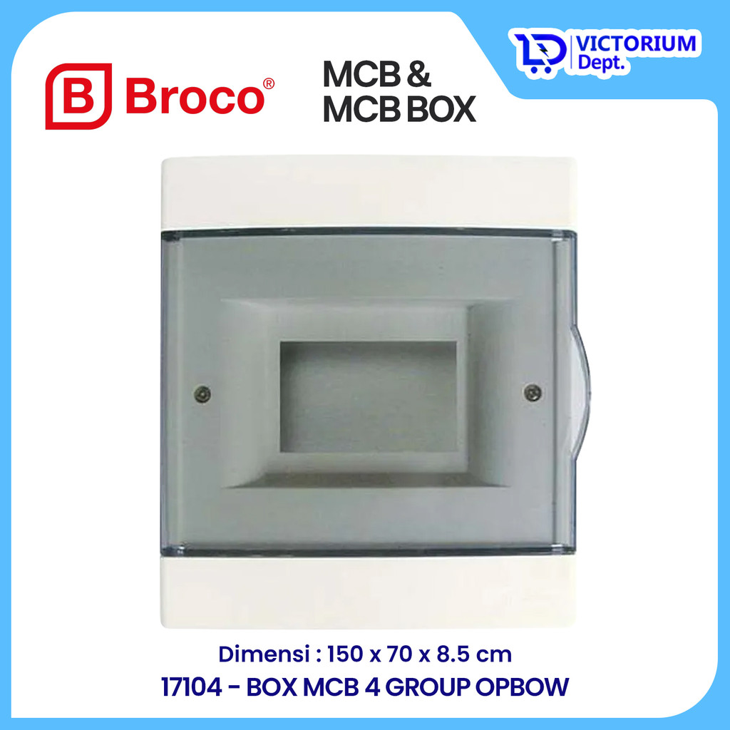 Jual VICTORIUM- BROCO BOX MCB 4 GROUP OPBOW 17104 | Shopee Indonesia
