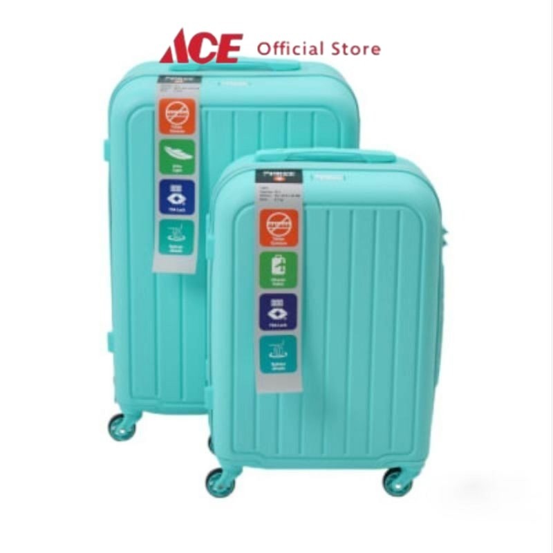 Jual Ace Supercase 24 inci 20 Inci Pudding Koper Abs Tsa Lock - Pink ...