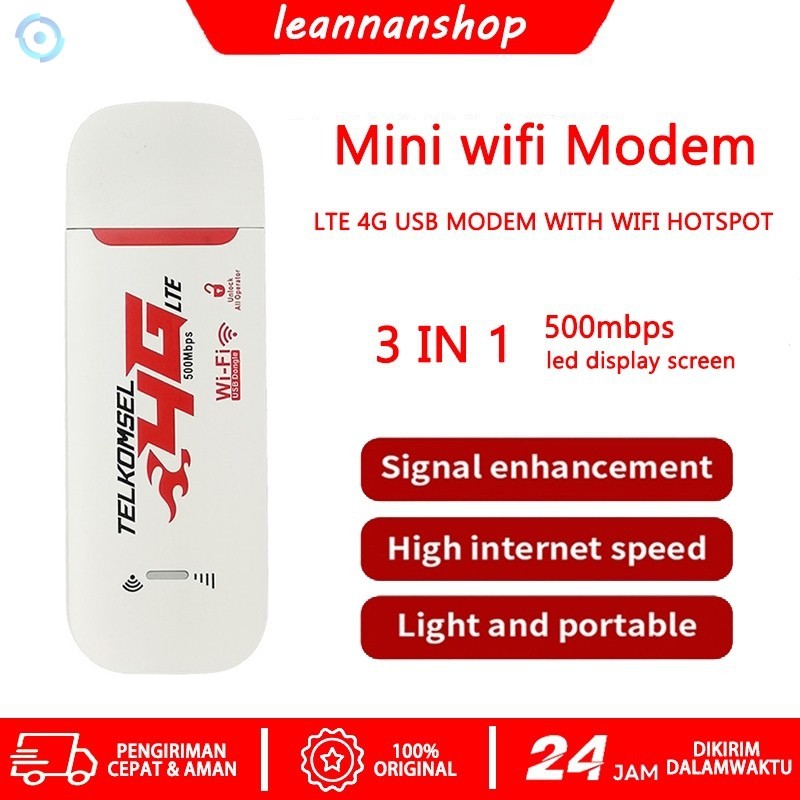 Jual Modem Router Portabel WIFI 4G Kartu SIM 500 Mbps Modem 4G WIFI ...