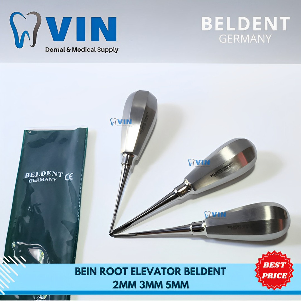 Jual Dental bein root elevator / luxator BELDENT / alat cabut gigi 2mm ...