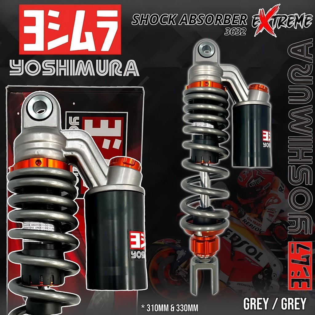 Jual Shock YOSHIMURA Shock Tabung EXTREME 3632 Motor Matic UK 310 & 330 - Poseidon Racing ...