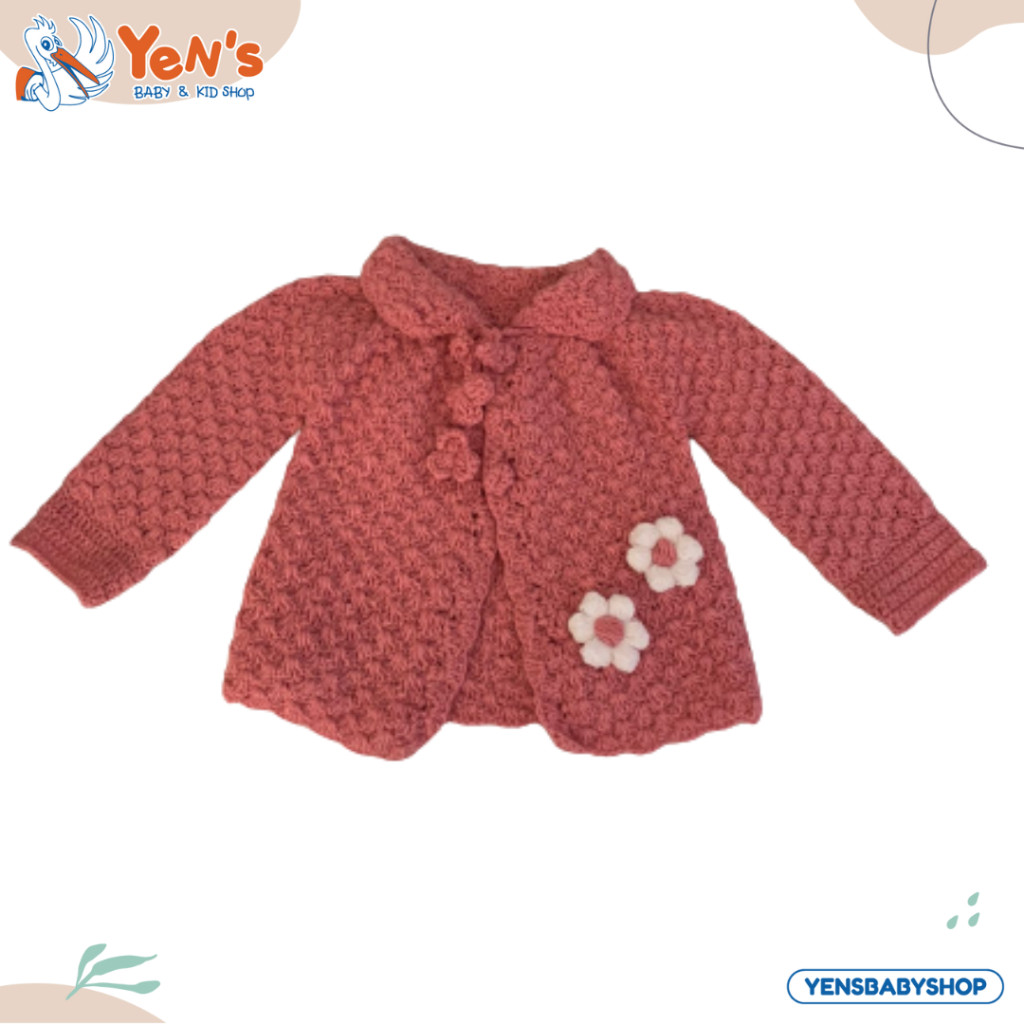 Jual Lie Rose Mantel Bayi Laura Warna Polos Bunga | Shopee Indonesia