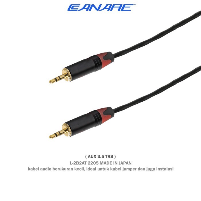Jual Canare L-2B2AT | Kabel Audio AUX Mini TRS - Made In Japan | Shopee Indonesia