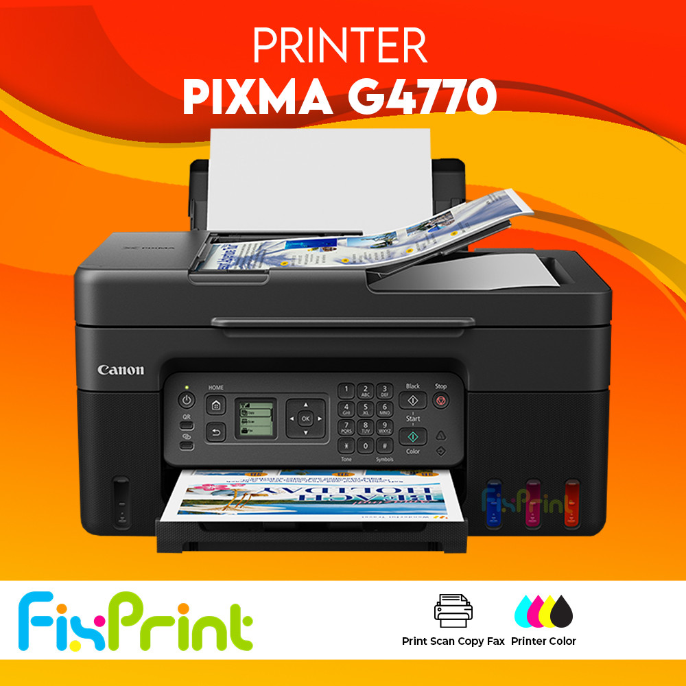 Jual Printer Canon G4770 G-4770 AiO WiFi Fax ADF InkTank Pengganti ...