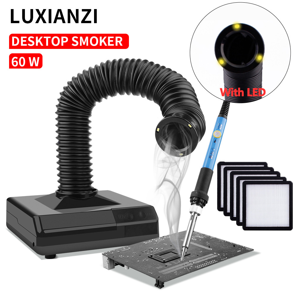 Jual LUXIANZI Fume Extractor Smoking trument With LED Light 220v ...