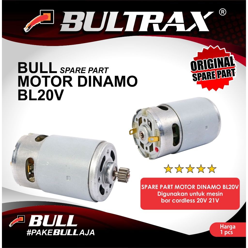 Jual BULL motor dinamo 20V / 21V untuk mesin bor cordless BL20V ...