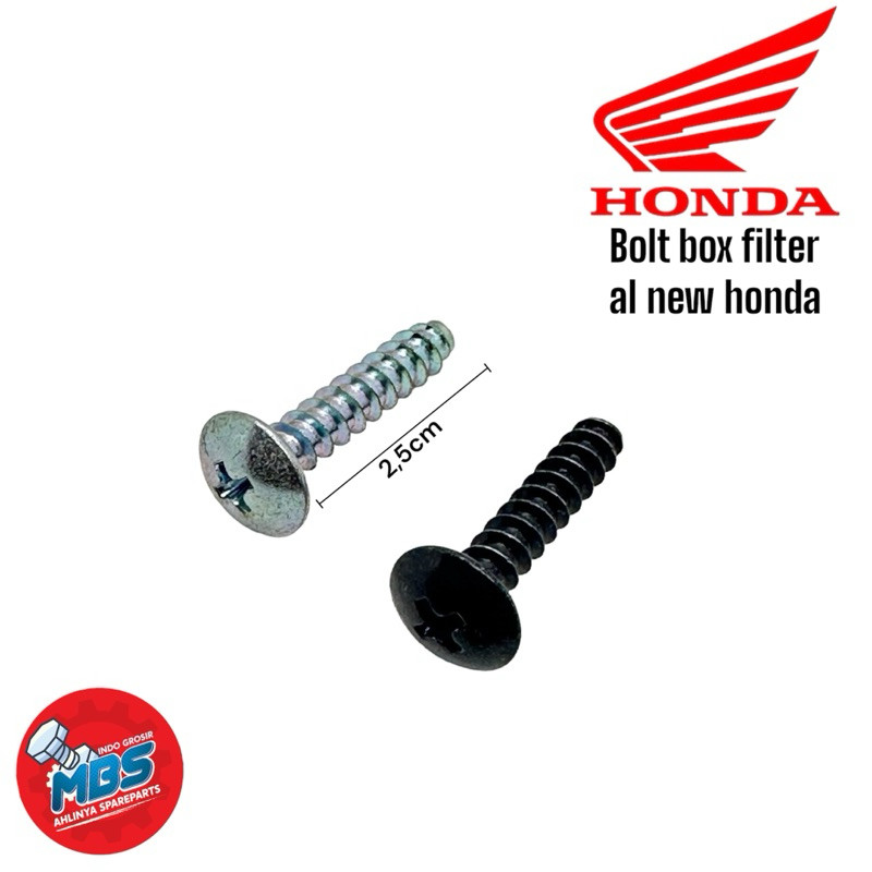 Jual SAJ baut ulir scrup tutup box filter udara honda beat scoopy vario ...