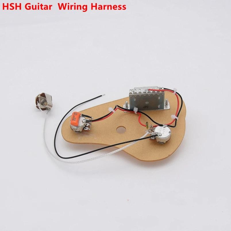 Jual 1 Set HSH Electric Guitar Wiring Harness ( 2x 500K Alpha Pots + 5 ...