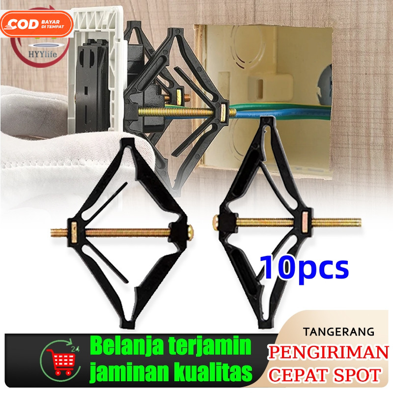 Jual 10PCS 86mm Per Dinding Tanpa Inbow Kotak Perbaikan Sekrup Steker ...