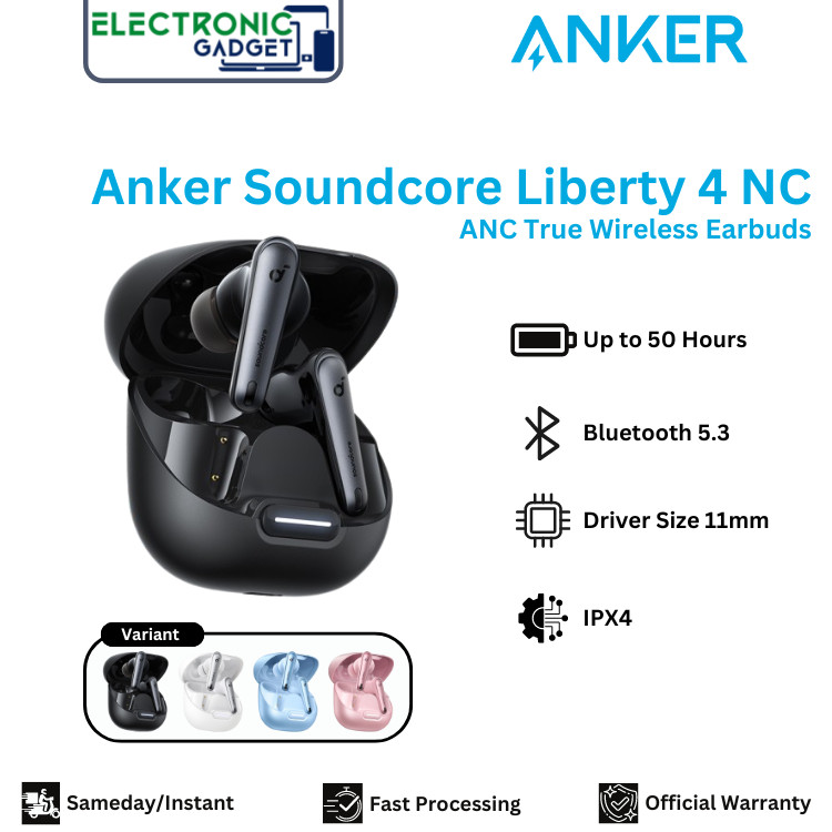 Jual Anker Soundcore Liberty 4NC 4 NC Noise Cancelling TWS ANC LDAC ...