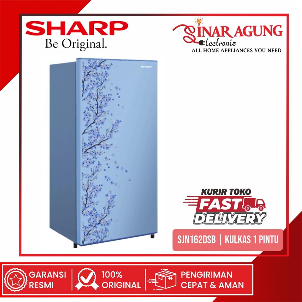 Jual SHARP SJ-N162D-SB / SJN162DSB KULKAS 1 PINTU BIRU - GARANSI RESMI | Shopee Indonesia