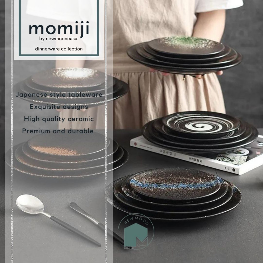 Jual MOMIJI Piring Jepang Japanese Plate Tableware Keramik Piring Saji ...