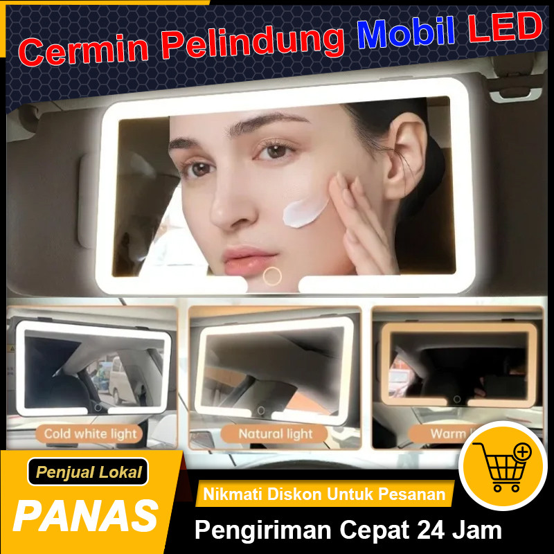 Jual Cermin Makeup Dengan Lampu Mobil Led Layar Sentuh Dapat ...