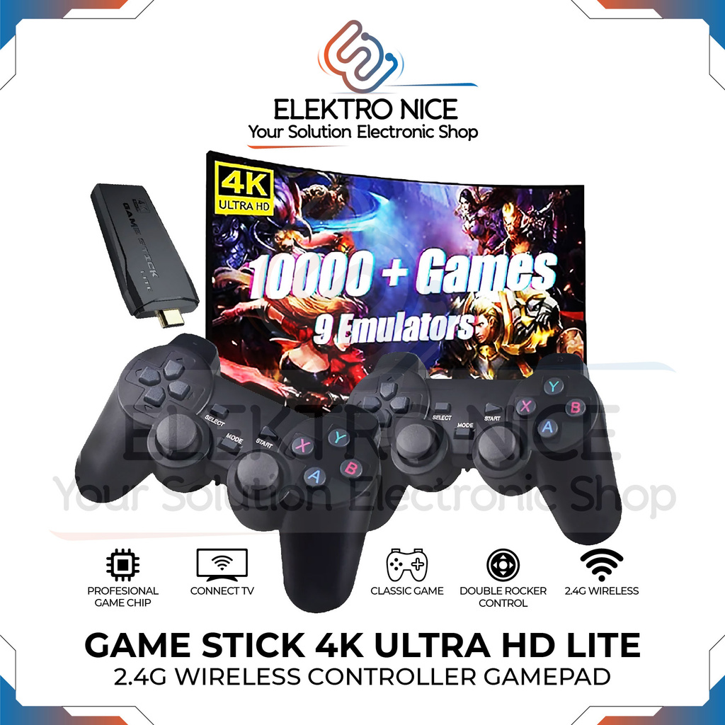 Jual GAME STICK M8 4K UltraHD Portable Console dengan 10.000+ Retro ...
